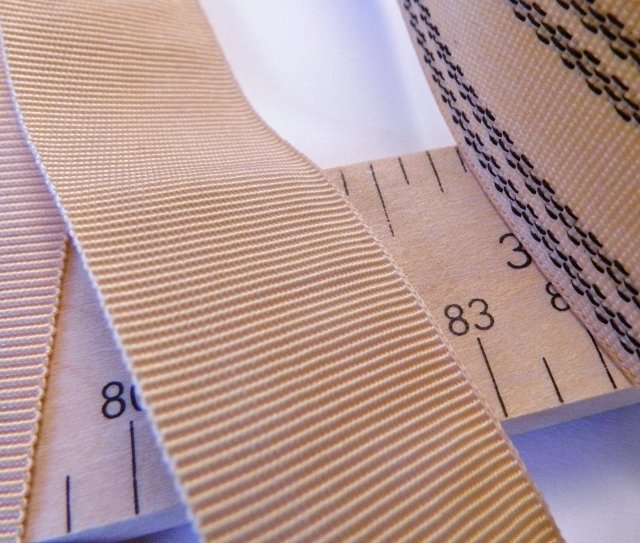 Petersham Tape with sewing lines on | Valorose Tutus and Textiles